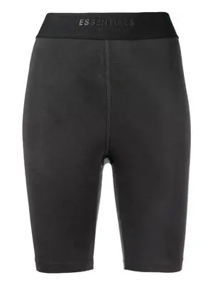Fear Of God Sport Shorts With Logo Waistband - Grey