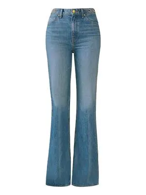 Ulla Johnson Colette High Rise Straight Leg Jeans - Danube