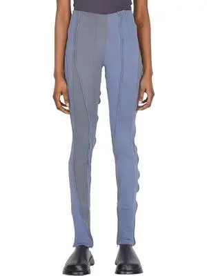 RUSFRCADE Rusfarcade Color Block Seam Trousers - Blue