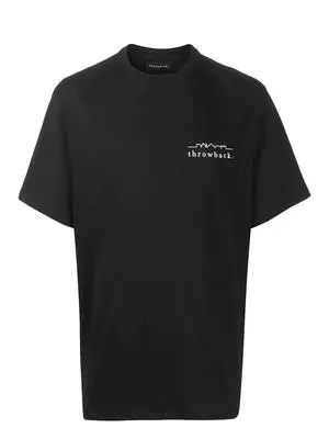THROWBACK. Logo-print Boxy T-shirt - Black