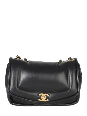 Chanel Lambskin Simply Flap Bag - Black