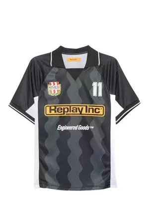 REPLAY Replay Graphic Print T-Shirt Grey