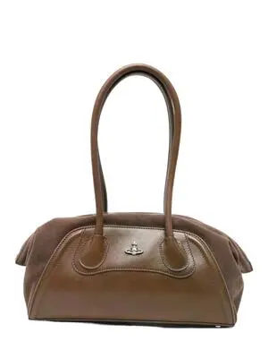VIVIENNE WESTWOOD Shirley Orb-plaque Tote Bag - Brown