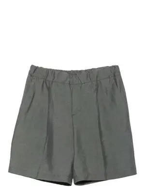 COSTUMEIN Tailored Shorts With Pleat Detail - Green