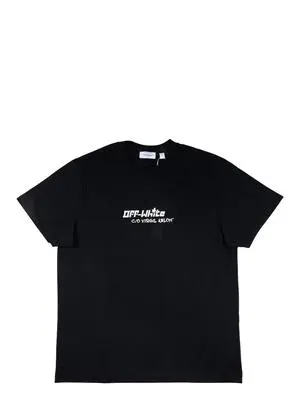 Off-White Cryst Croco Logo-print Slim-fit T-shirt - Black