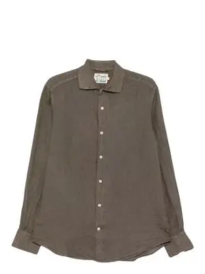 MC2 SAINT BARTH Pamplona Buttoned Shirt - Brown