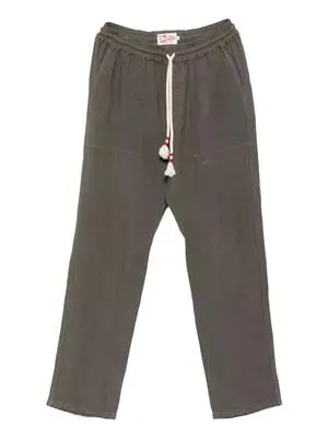 MC2 SAINT BARTH Khaki Linen Trousers - Green