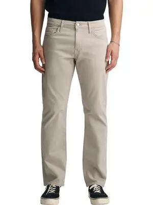 MAVI Matt Relaxed Straight Leg Twill Pants - Stone Twill