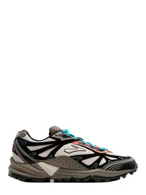 Brooks Cascadia 1 Panelled Lace-up Sneakers - Neutrals
