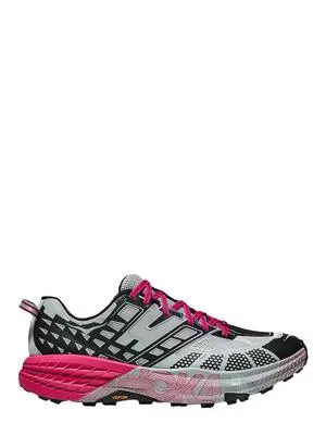 HOKA® Speedgoat 2 Panel Lace-up Sneakers - Grey