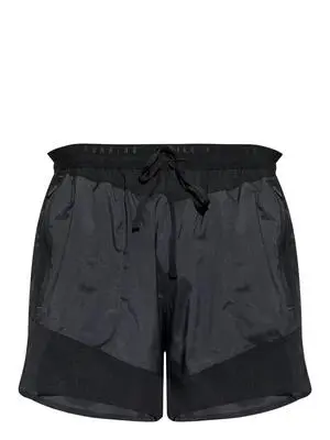 Nike Drawstring-waist Panelled Shorts - Black