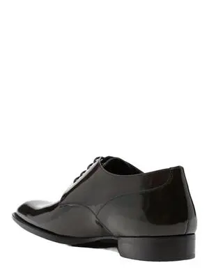 Saint Laurent Leather Derby Shoes - Brown
