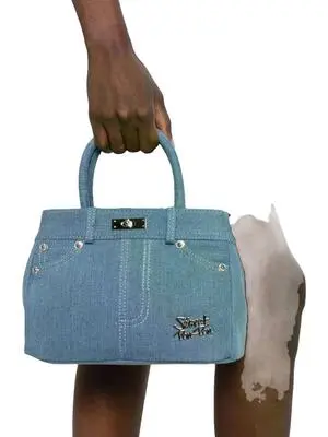 SECRET PON-PON Poche Tote Bag - Blue