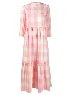 Woolrich Check-print Shirt Dress - Pink