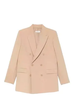 NINA 14.7 Double-breasted Blazer - Neutrals
