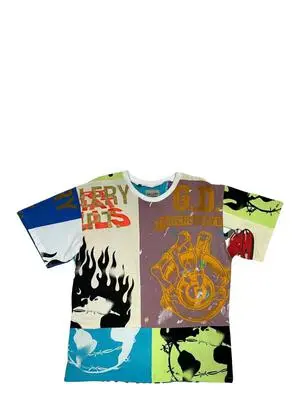 GALLERY DEPT. Retouche Reworked Short-sleeved T-shirt - Blue