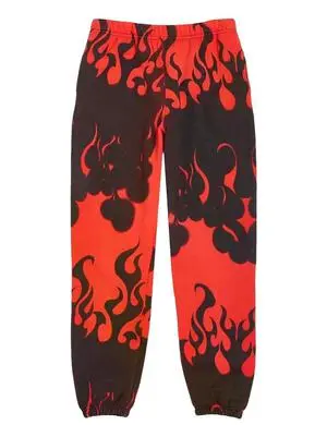 GALLERY DEPT. Ak Flame-print Track Pants - Red