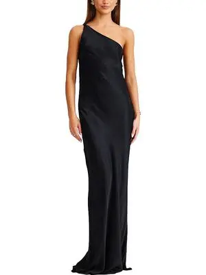 SNDYS. Aubrey Cowl Back Maxi Dress - Black
