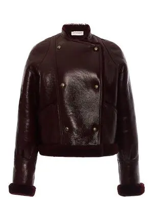 ALTUZARRA Altuzarra Kenny Leather Aviator Jacket