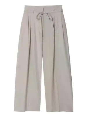 3.1 Phillip Lim Pleated Cropped Trousers - Neutrals