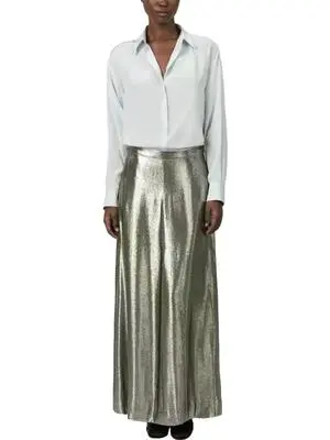 INDRESS Collar Yoke Shirt - Silver