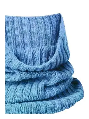 LINNEA LUND Ribbed Knit Tubular Neck Warmer - Blue