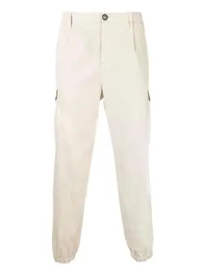 BRUNELLO CUCINELLI Brunello Cucinelli Pressed-Creased Multi-Pocket Straight-Leg Trousers