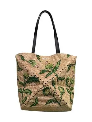 LOEWE LOEWE Artichoke Embroidered Tote Bag