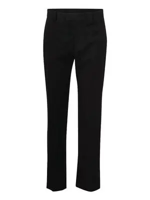 N°21 Tailored Trousers With Pressed Crease - Black