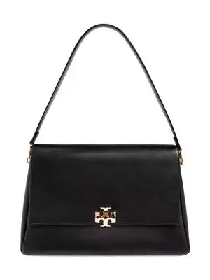 Tory Burch Logo-plaque Leather Tote Bag - Black