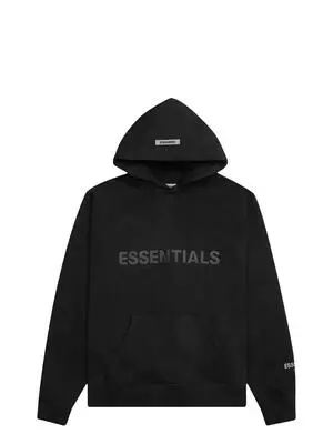 Fear Of God Logo Appliqué Hoodie - Black