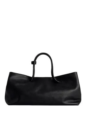 COS Bateau Tote Bag In Leather