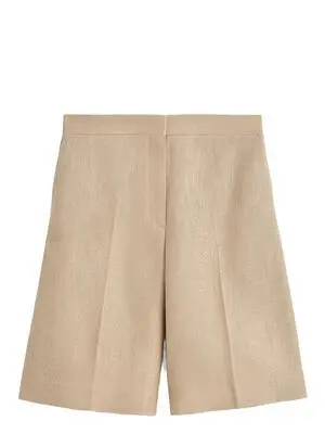 Cos Longline Tailored Shorts - Beige