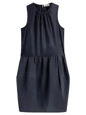 Cos Paneled Mini Dress - Navy