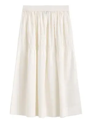 COS Tiered Gathered Midi Skirt