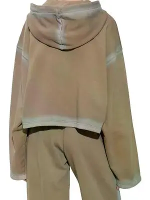OFF-WHITE Off-White Cropped Hoodie With Faded Effect