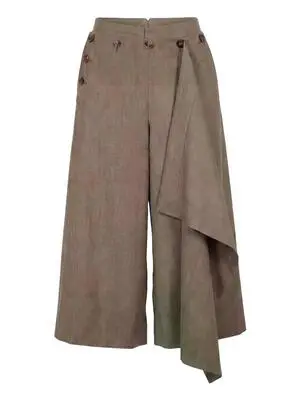 Monse Wide-leg Tailored Trousers - Brown