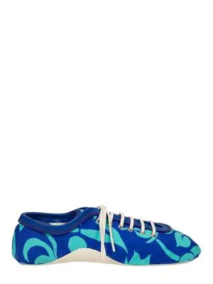Dries Van Noten Printed Ballerina Flat - Blue