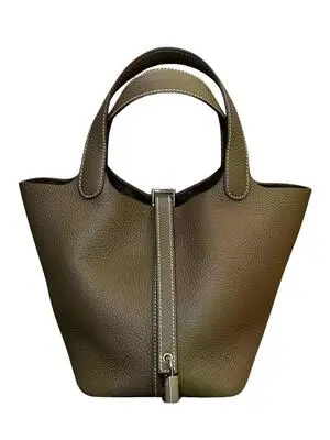 Hermès Hermès Picotin 18 Taurillon Clemence Bag Brown