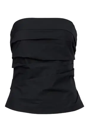 Proenza Schouler Label Maisy Cotton-blend Tube Top - Black