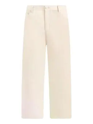 Manière De Voir Cream Relaxed Fit Jeans - Neutrals