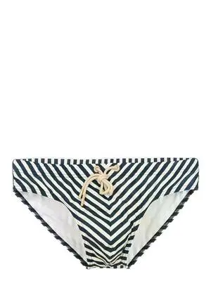 MOSSO SUN WEAR Striped Swim Briefs - Blue