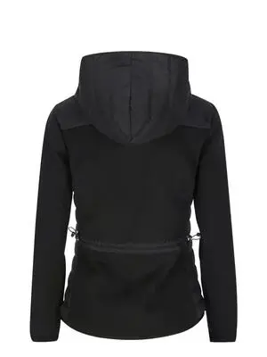 Moncler Quilted Hybrid Hoodie - Black