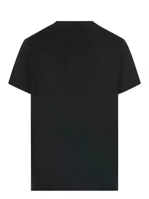 Moncler Embroidered Logo T-shirt - Black
