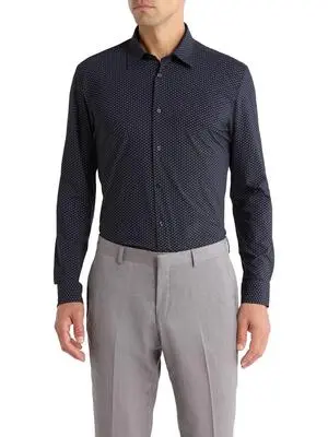 BOSS P-liam Button-up Shirt - Open Blue