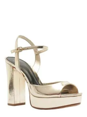 ALEXANDRE BIRMAN Amy Platform Sandal - Golden