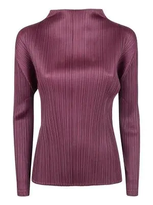 PLEATS PLEASE Monthly Colors: January" Pleated T-shirt - Red
