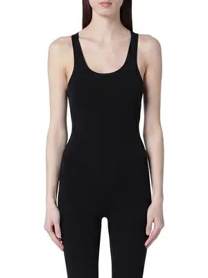 ENTIRE STUDIOS Ribbed Tank Top - Black