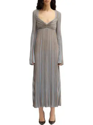 MARGHERITA MACCAPANI Terry Midi Dress - Sky