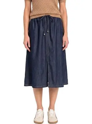 TWINSET U & B Midi Skirt - Denim